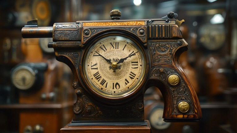 Unique Gun Clocks for Firearm Enthusiasts